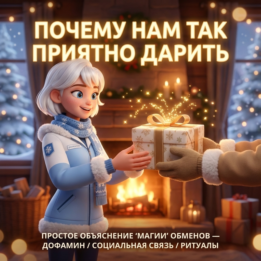 Почему нам так приятно дарить: простое объяснение «магии» обменов 🎁 ...